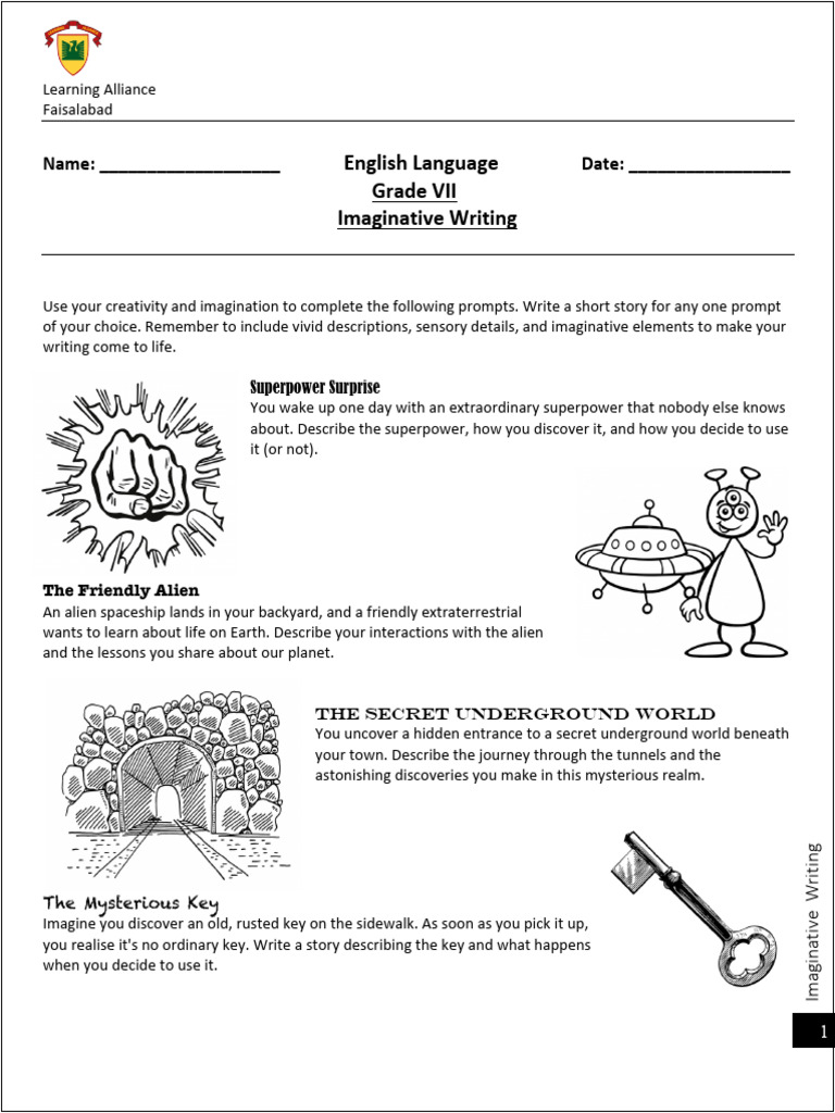 Imaginative Writing Grade 7 | PDF | Extraterrestrial Life
