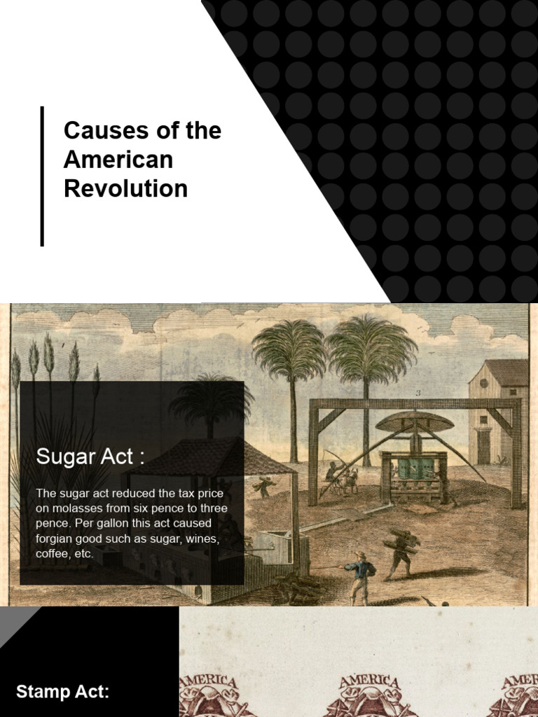 Causes of The American Revolution | PDF | Economies | American Revolution
