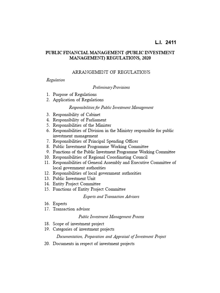 Li 2411 | PDF | Feasibility Study | Procurement