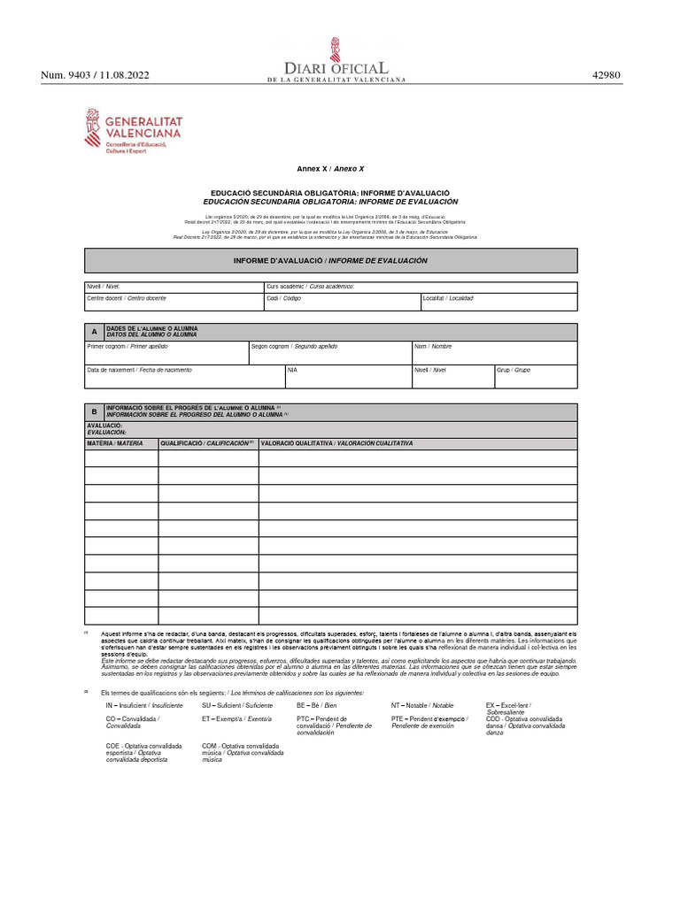 Annex Secundaria X Bilingue-2 | PDF