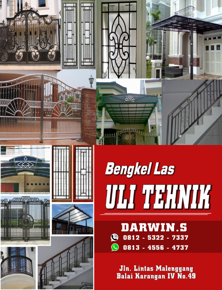 Kartu Nama Bengkel Las | PDF