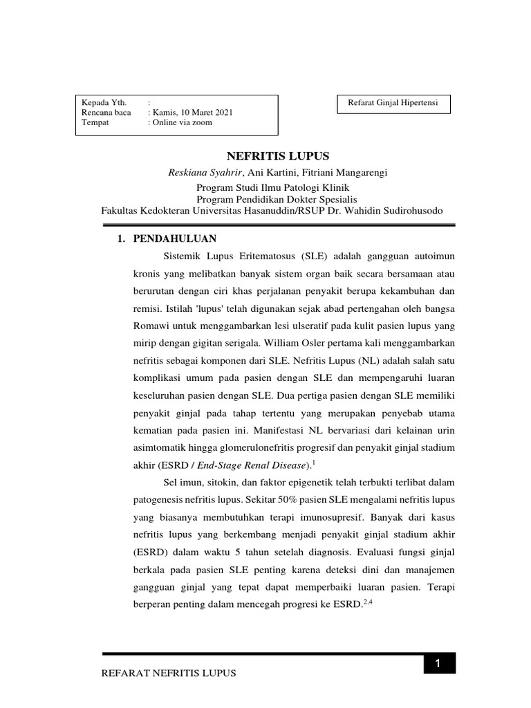 Nefritis Lupus | PDF