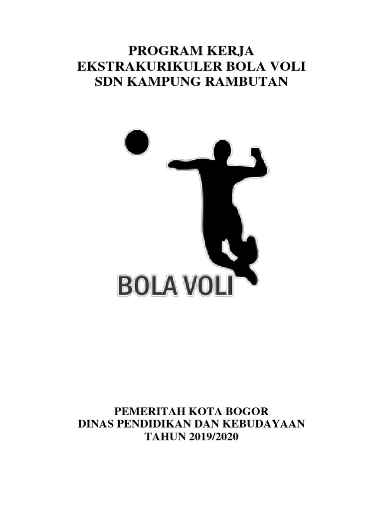 Program Kerja Ekstrakurikuler Voli | PDF