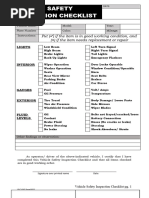 Vehicle Handover Checklist Excel | PDF | Technology & Engineering