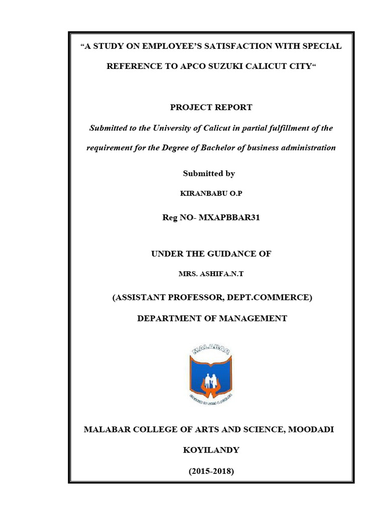 Bba Project | PDF | Business