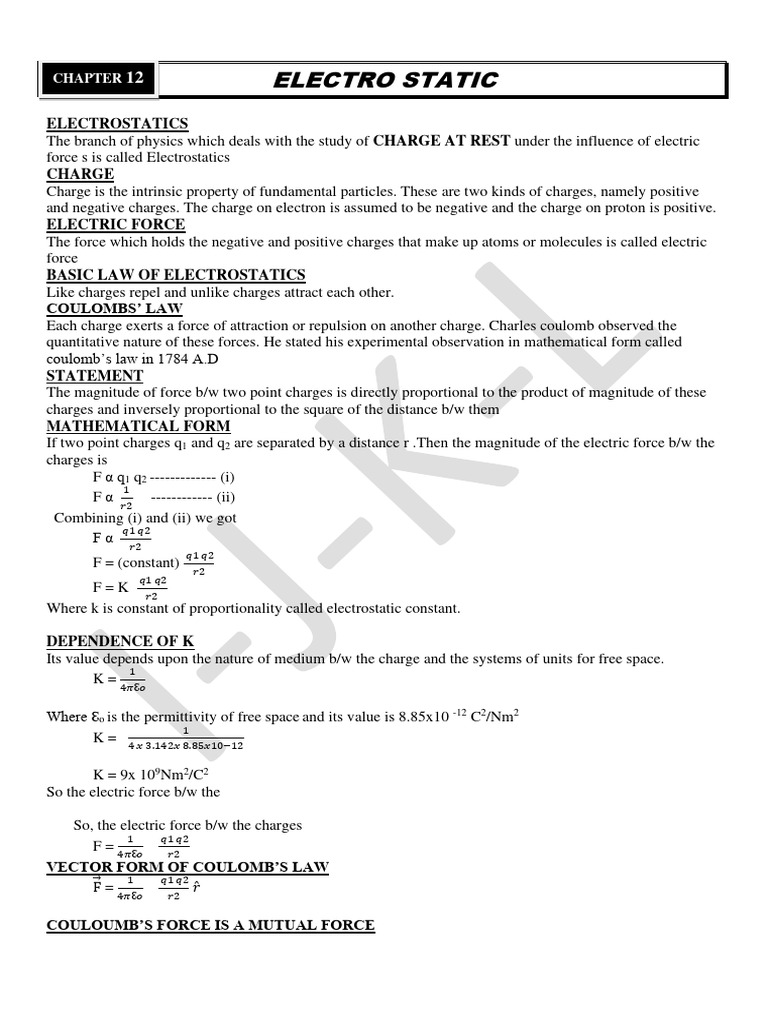 Chapter 12 KB | PDF | Dielectric | Electric Field