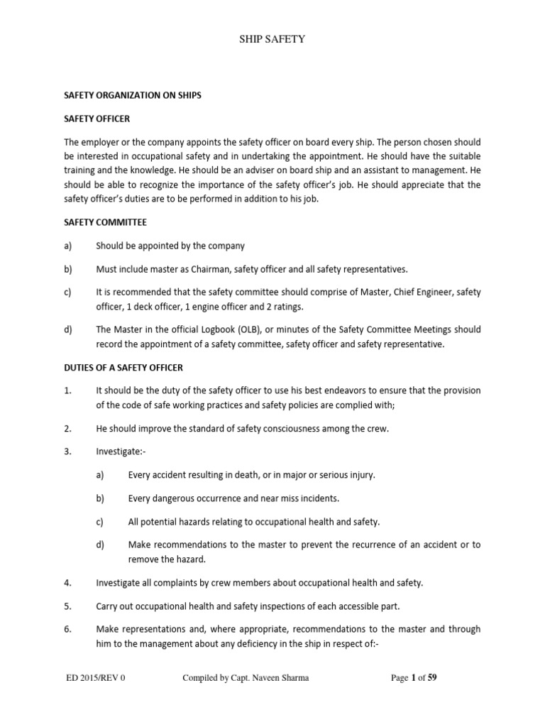 Notes - Safety and Maintenance For ph1 | PDF