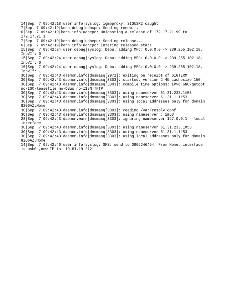 Syslog | PDF | Computers