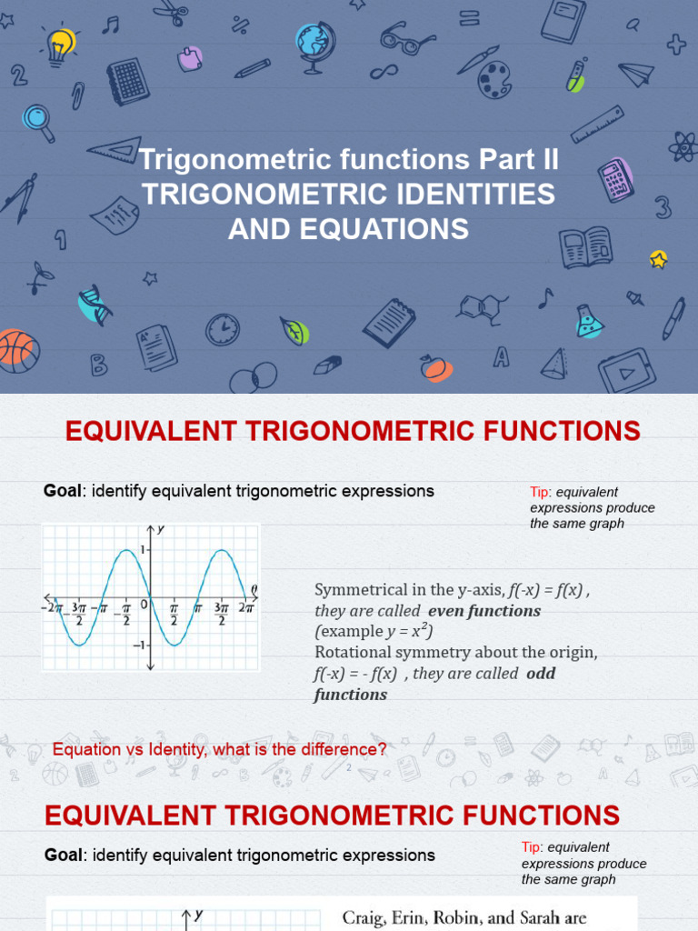 MHF4U-Unit 5 | PDF | Trigonometric Functions | Equations