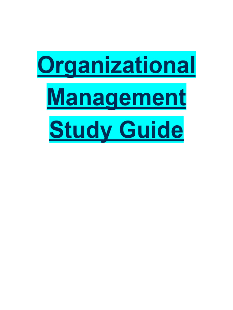 Study Guide | Download Free PDF | Motivational | Motivation