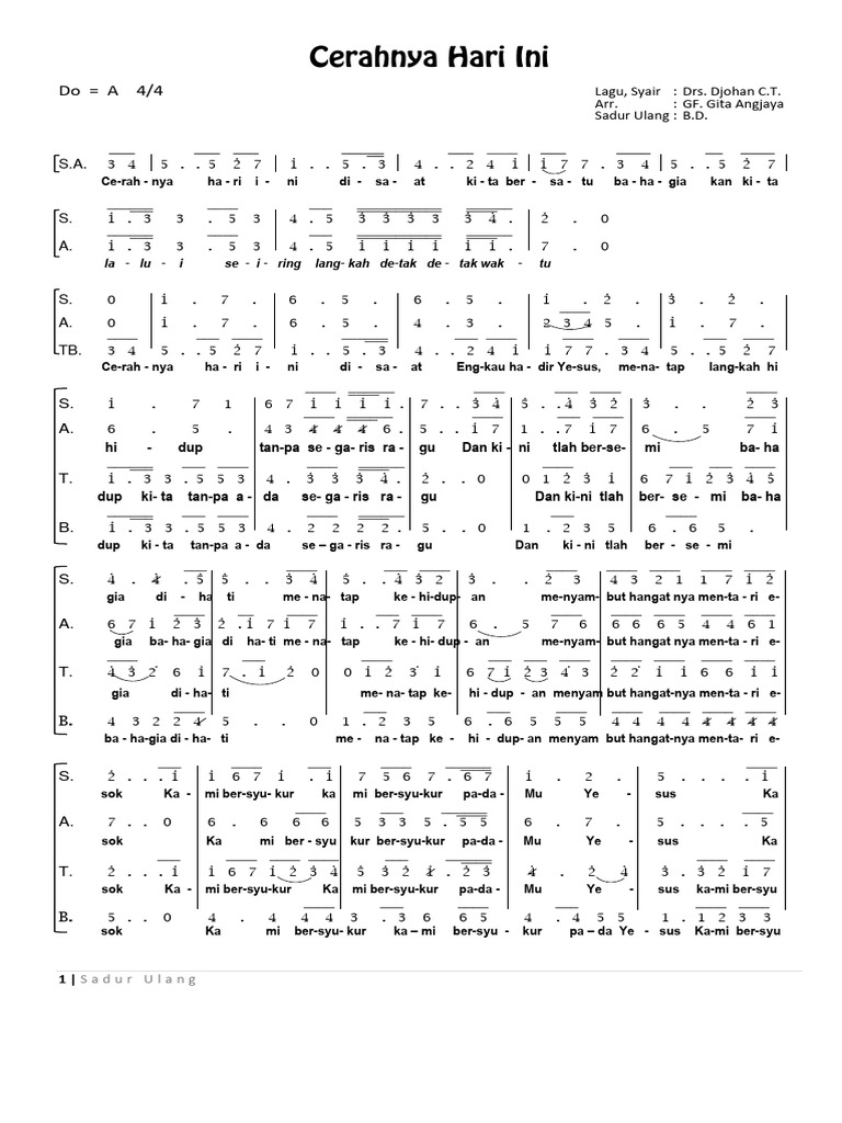 Cerahnya Hari Ini | PDF
