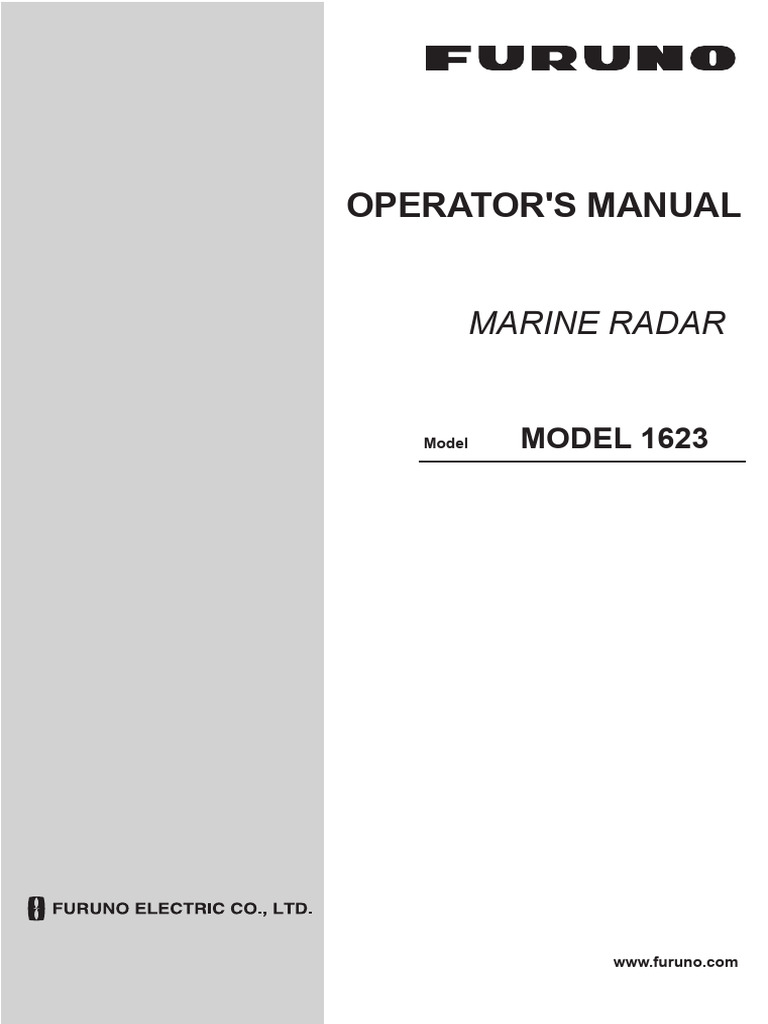 Ome35100h4 Model1623 | PDF | Radar | Menu (Computing)