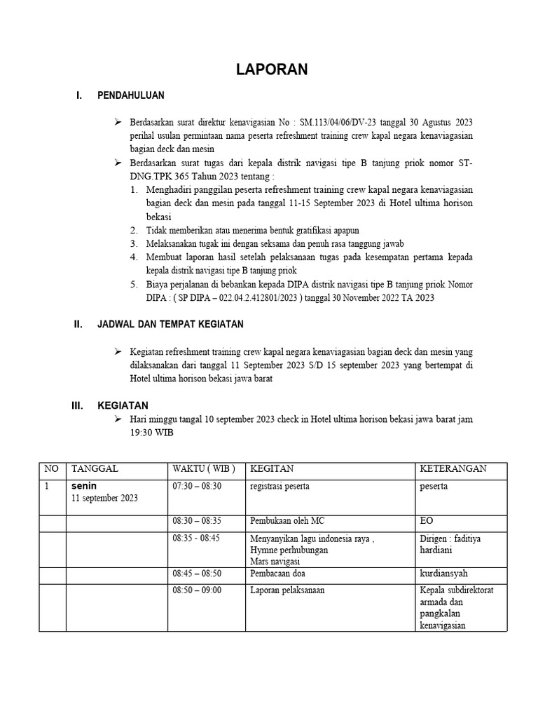 LAPORAN | PDF