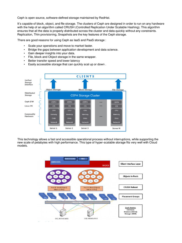 Ceph An Overview | Download Free PDF | Information Technology ...