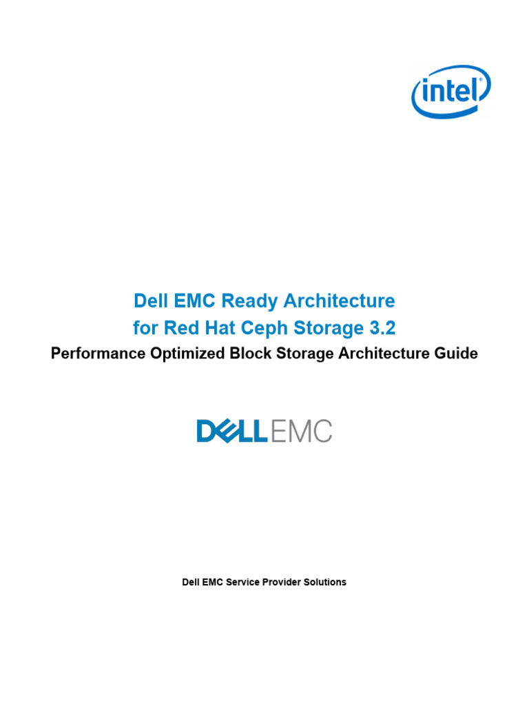 Red Hat Ceph Storage v3-2 Performance Optimized Block Storage ...