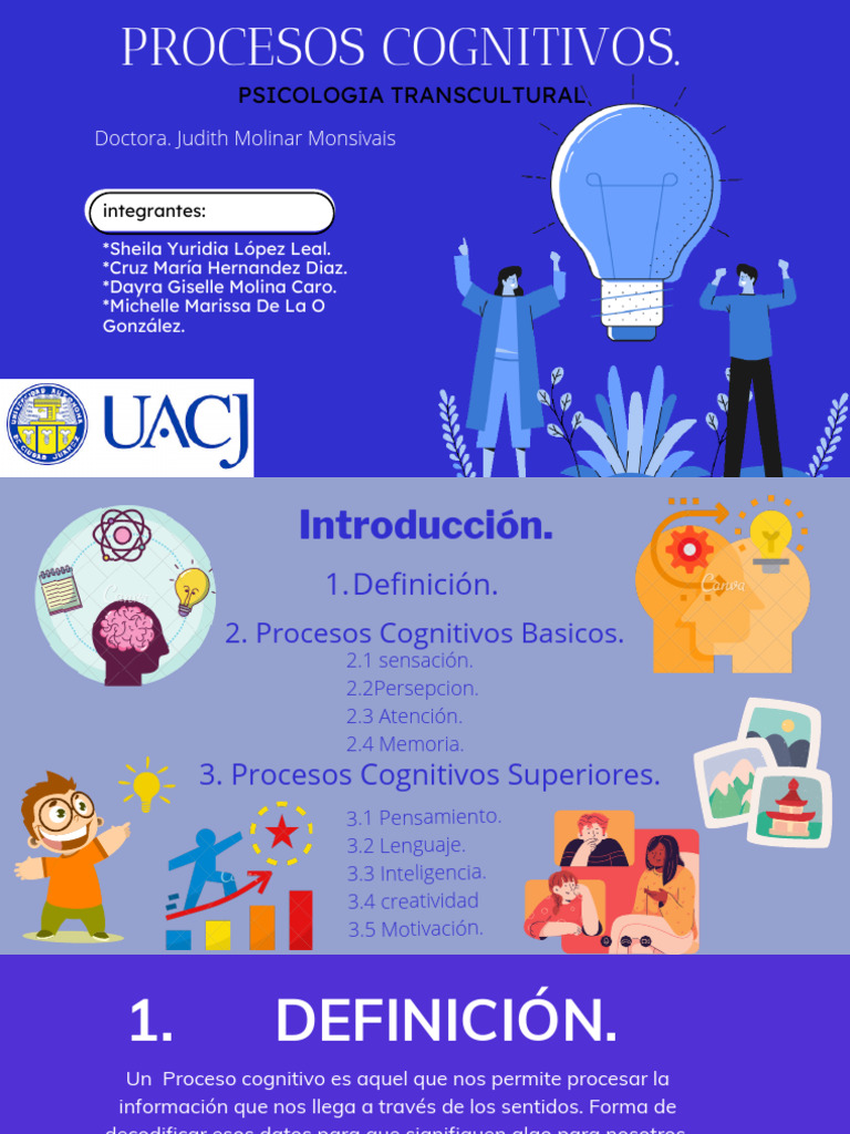Procesos Cognitivos | PDF | Pensamiento | Memoria
