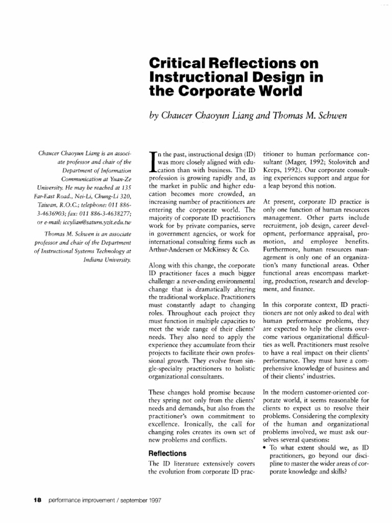 Critical Reflections | PDF | Cognition | Business