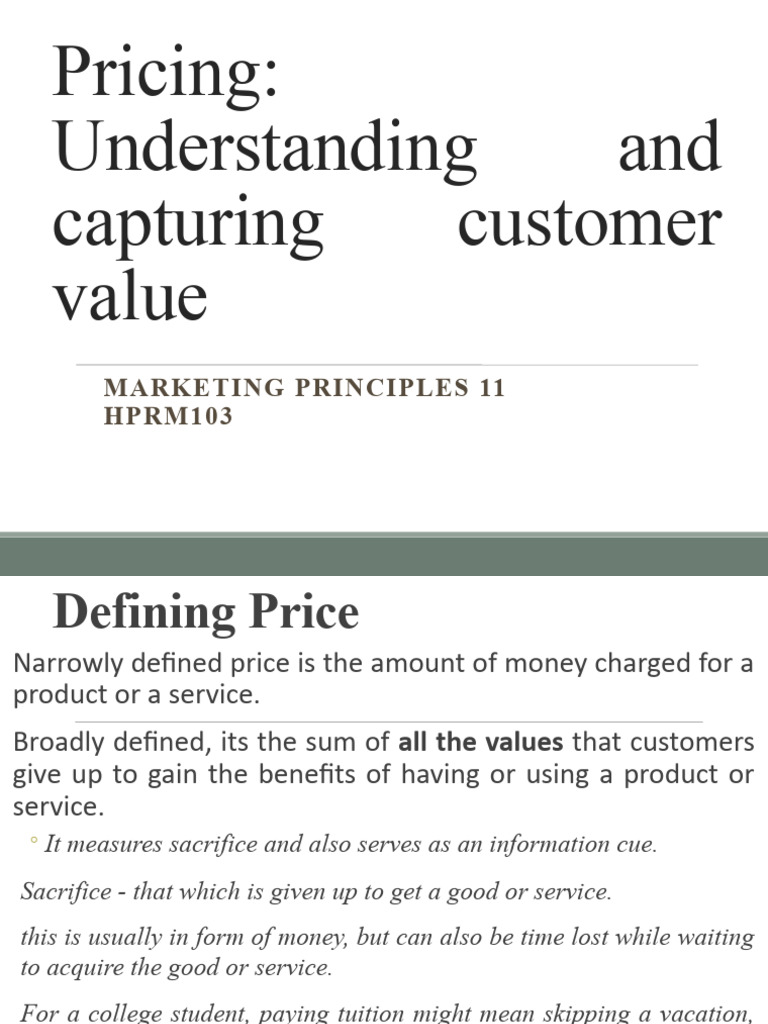 Pricing Policy Notes | PDF | Pricing | Discounts And Allowances
