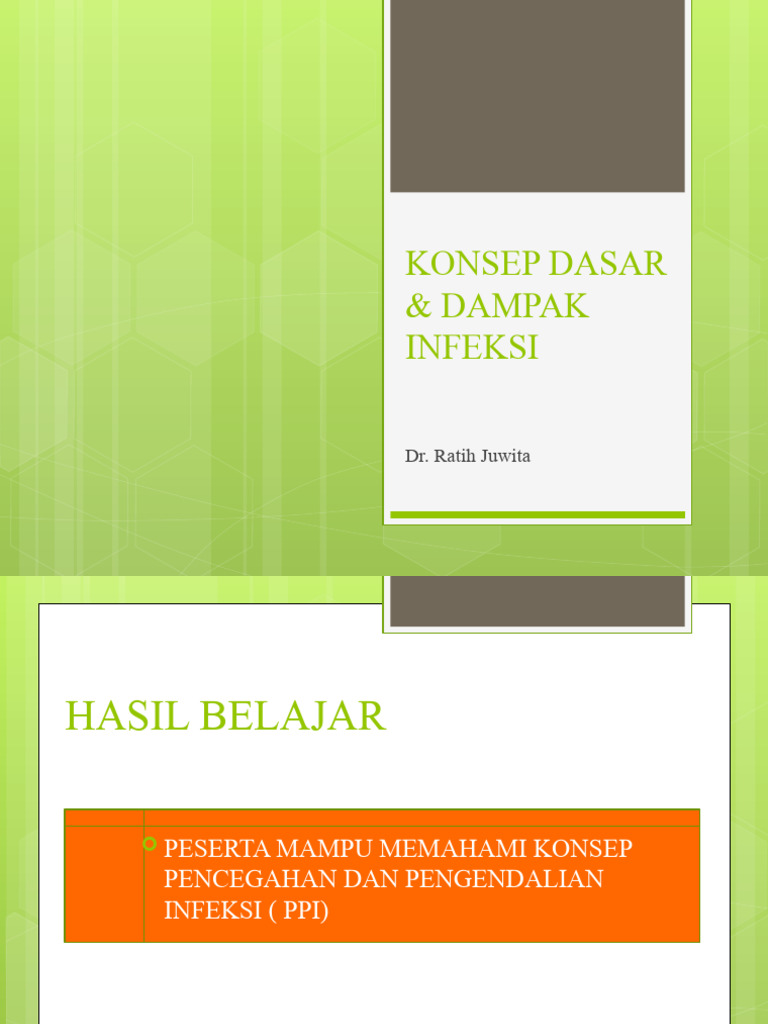 Pencegahan & Pengendalian Infeksi | PDF | Sains & Matematika