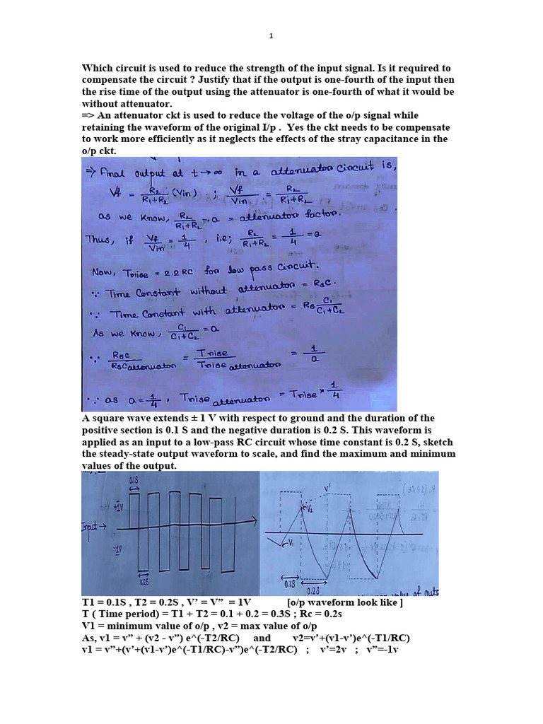Aec Assignment | PDF | Operational Amplifier | Amplifier