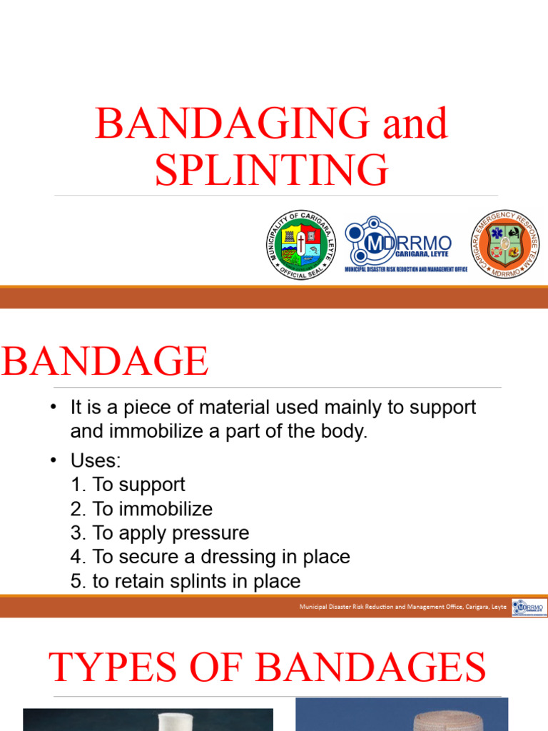 4 Bandaging And Splinting Pdf
