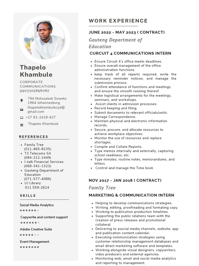 Thapelo khambule (3) | PDF