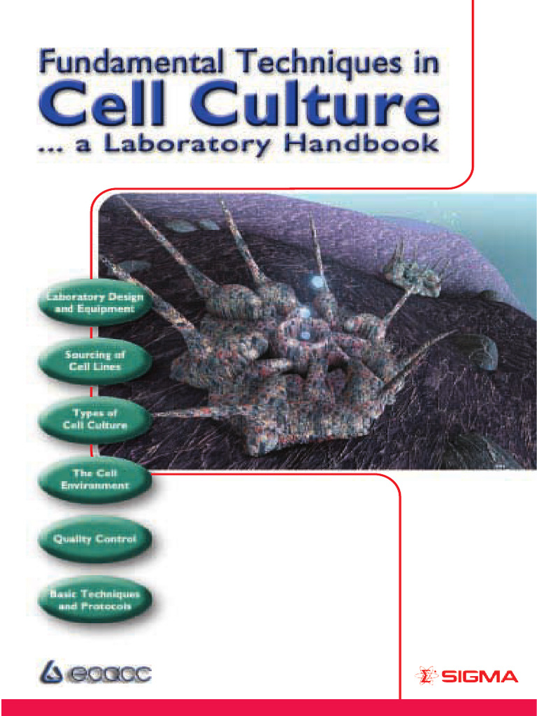 Cell Culture Laboratory Handbook | PDF | Cell Culture | Disinfectant