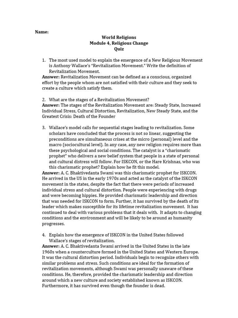 PHIL 337 Exam 4 | PDF | Muhammad | Monotheism