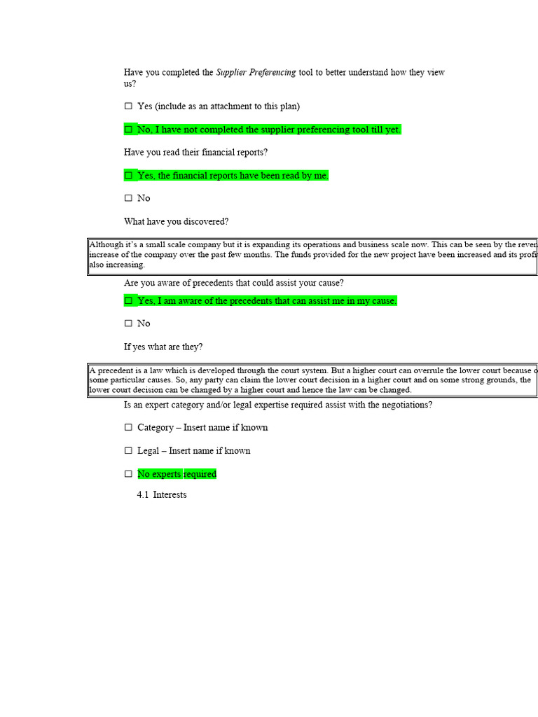 Supplier Preferencing Tool | PDF