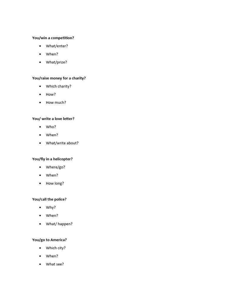 Just Say Yes - Speaking Activity | PDF