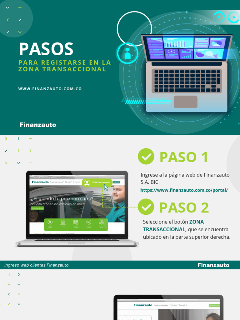 Instructivo para Realizar Pagos Por Internet de Finanzauto | Descargar ...