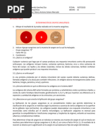 Tipaje Sanguíneo: Hemaglutinación Directa | PDF | Tipo de sangre ...