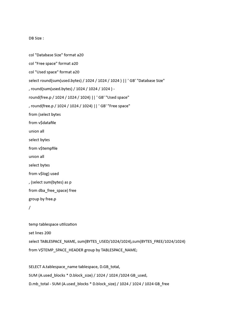 Db Scripts 5 Pdf Computer Data Data Management Software 1991