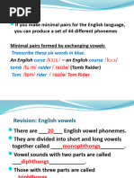 Phonics Primer: The 44 Sounds in The English Language | PDF | Phonics ...