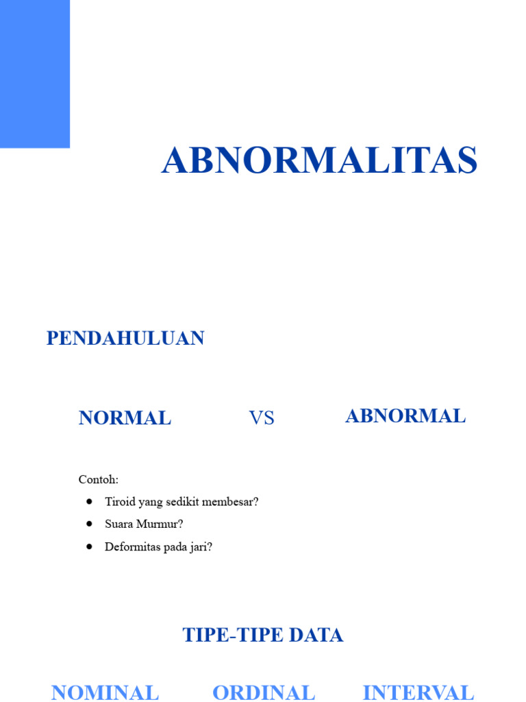 Abnormality | PDF