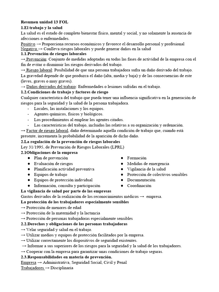 Unidad 13 | PDF