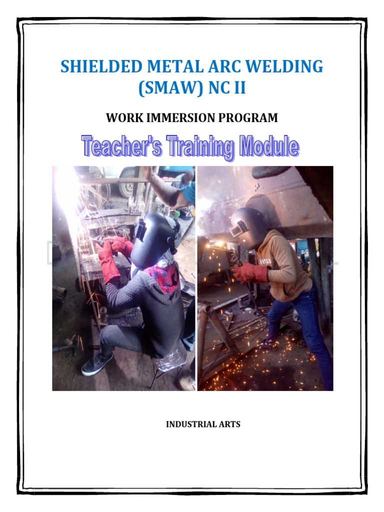 Module For Work Immersion Smaw Ncii | PDF | Welding | Construction Module For Work Immersion Smaw Ncii | PDF | Welding | Construction