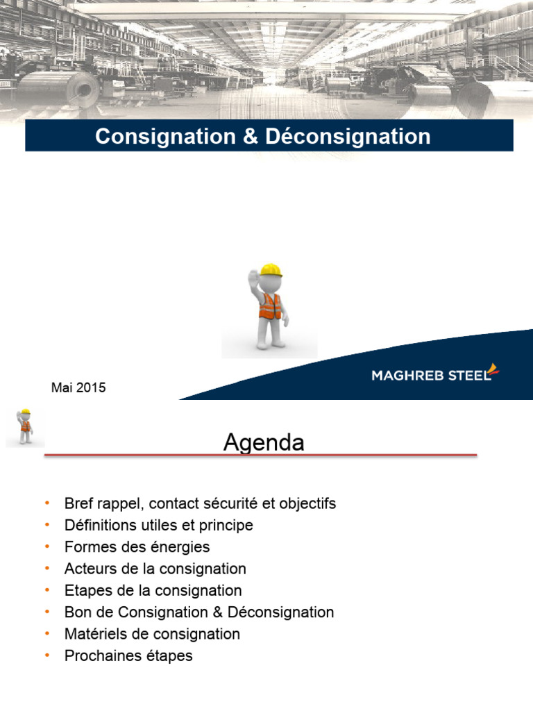 Présentation Consignation & Déconsignation-1 | PDF | Sécurité | Énergie ...