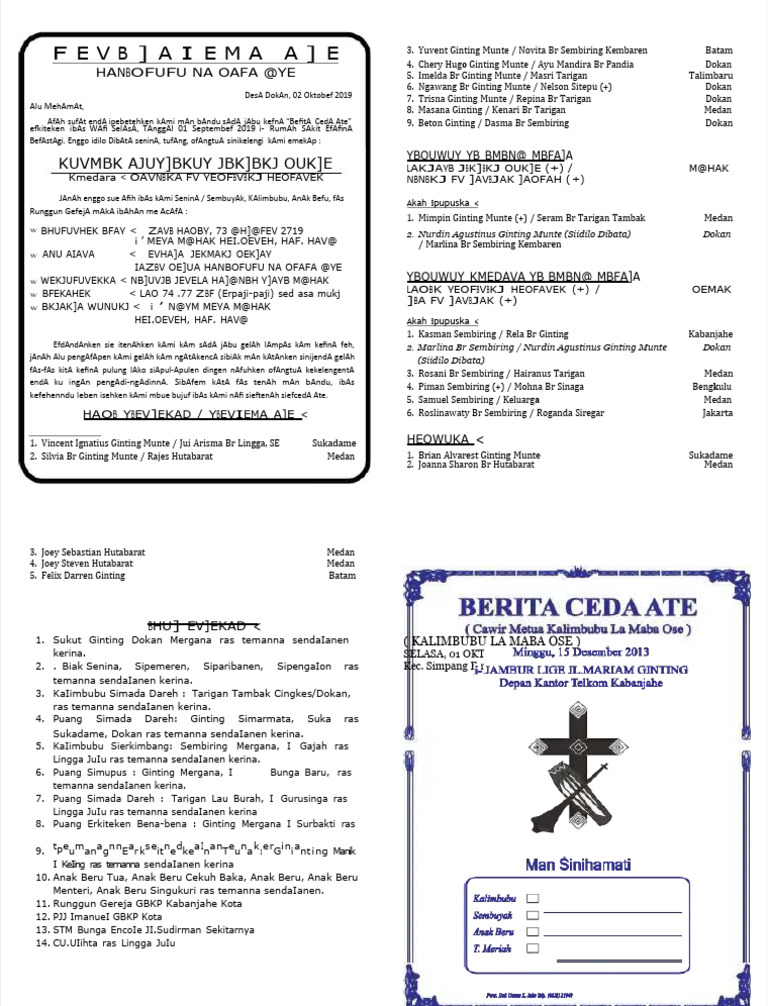 PDF Berita Ceda Ate Lipat Dua Nurdin Agustinus | PDF