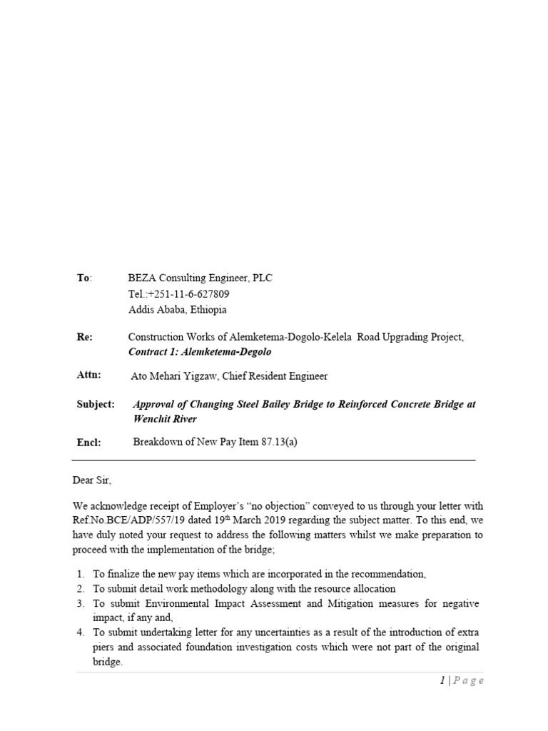 Steel Bridge Conversion Proposal | PDF