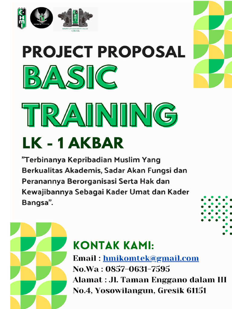 Proposal LK-1 Akbar Hmi | PDF | Karier & Perkembangan | Seni