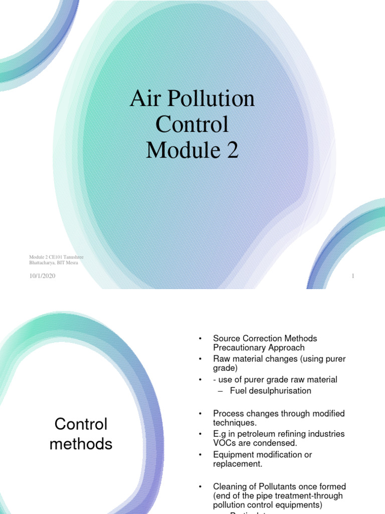 Mod 2 Air Pollution-Control | PDF