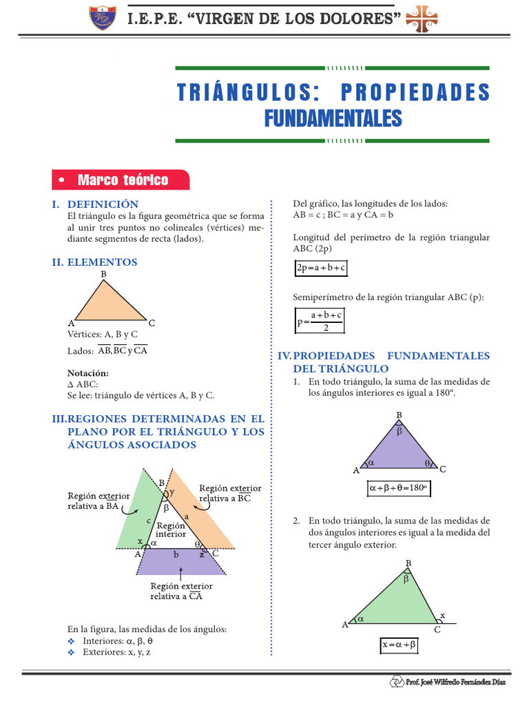 Triángulo | PDF | Triángulo | Ángulo