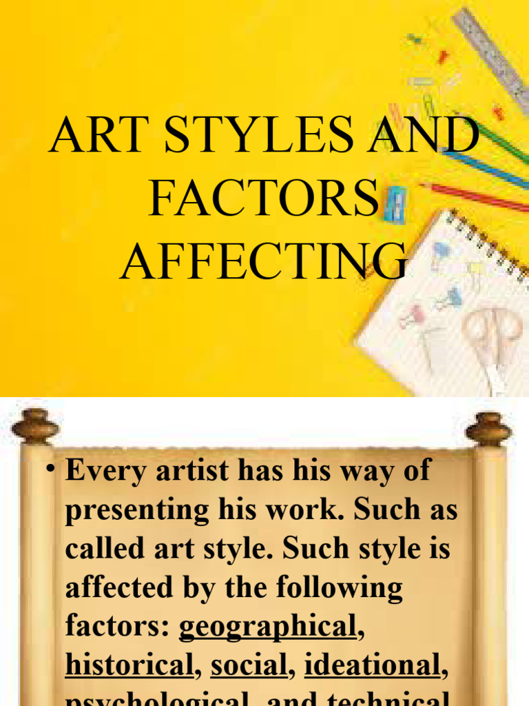 Art Styles and Factors Affecting For Contempo 12 | PDF | The Arts ...