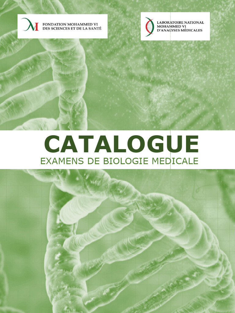 Catalogue LNMVI Casa | PDF | Pathologie clinique | Sang