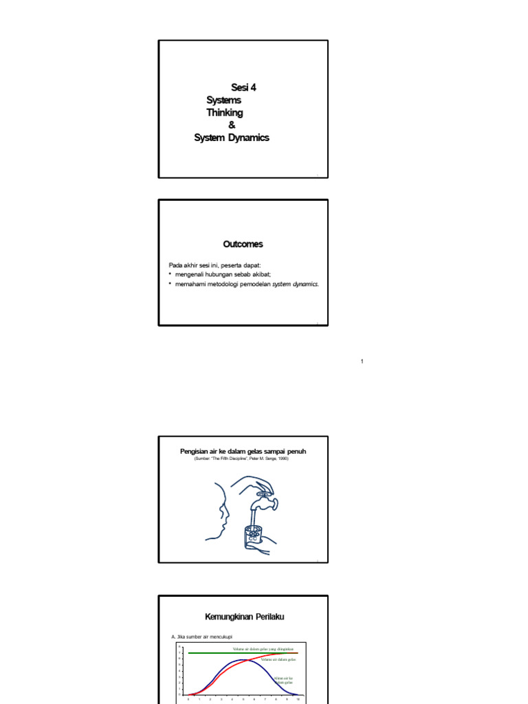 Sesi 4 Systems Thinking | PDF | Conceptual Model | System