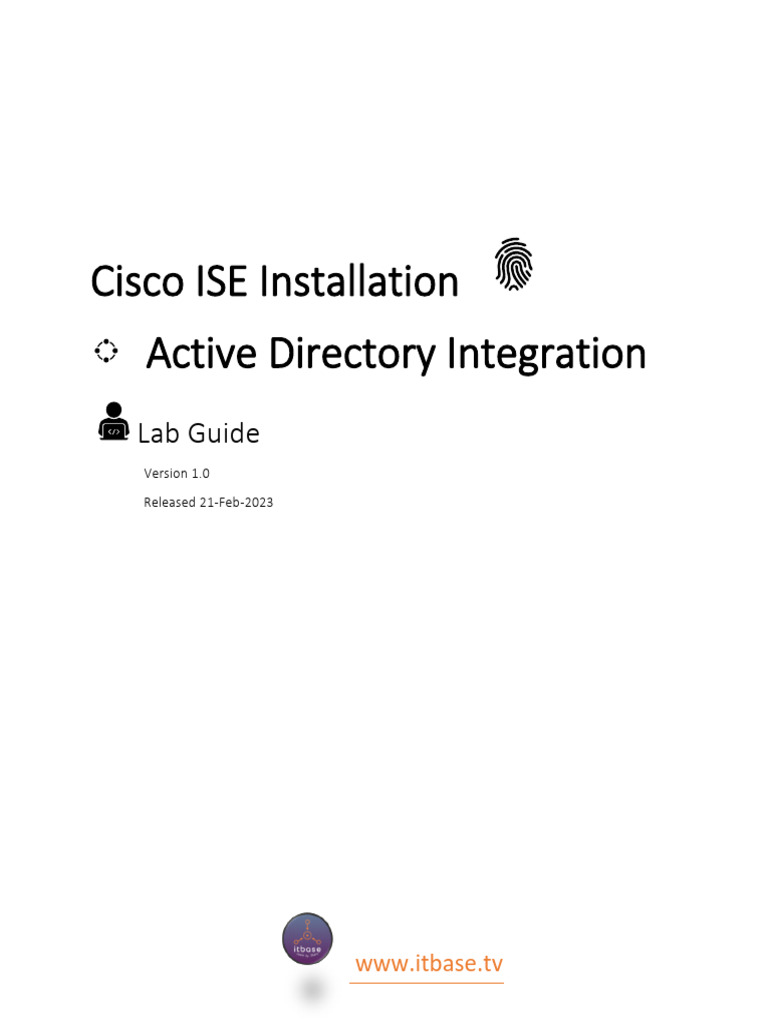 Cisco Ise Installation and Integration With AD | PDF | Home & Garden ...
