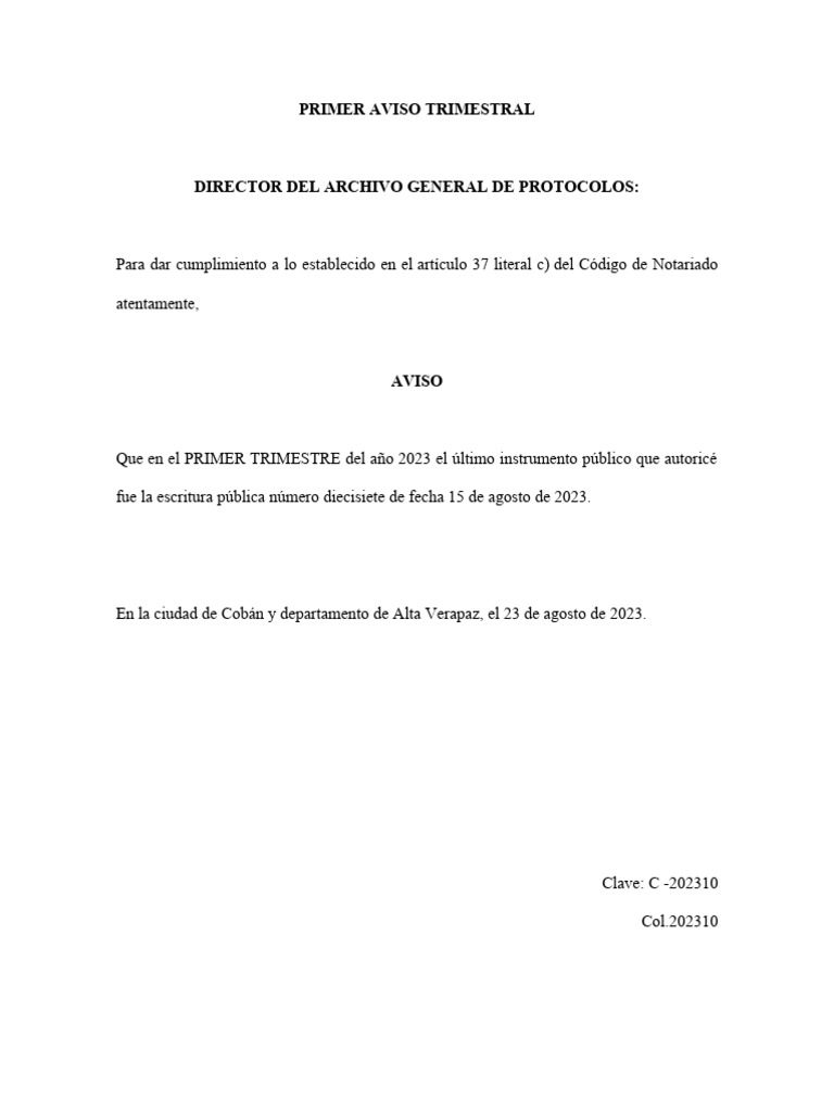 Corrección Protocolo | PDF | Derecho Civil (Common Law)