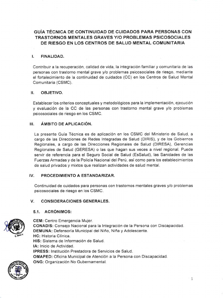 Guía Técnica de Continuidad de Cuidados | PDF Guía Técnica de Continuidad de Cuidados | PDF
