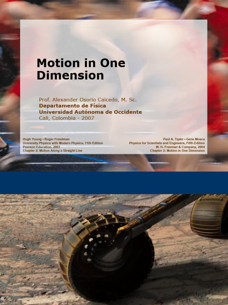 2018 Motion-In-One-Dimension-26533 | PDF | Velocity | Acceleration